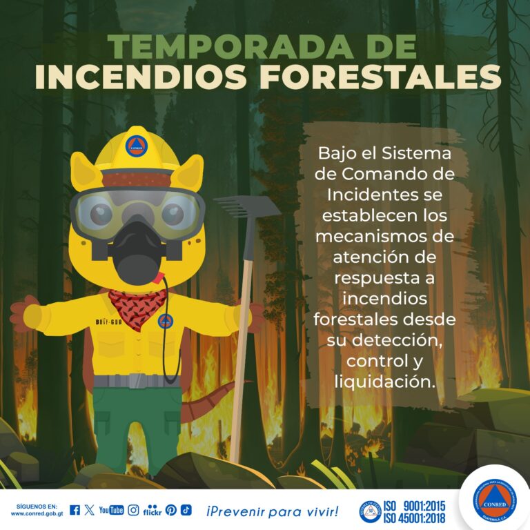 RECOMENDACIONES POR INCENDIOS FORESTALES » CONRED